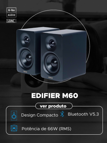 EDIFIER Brasil | Caixa de Som - Monitor de Áudio - Fone de Ouvido